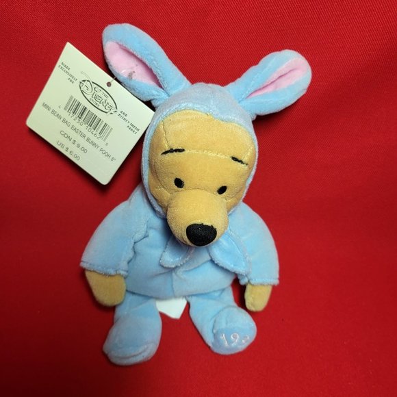 Disney | Toys | Easter Bunny Pooh Mini Bean Bag Plush The Disney Store ...